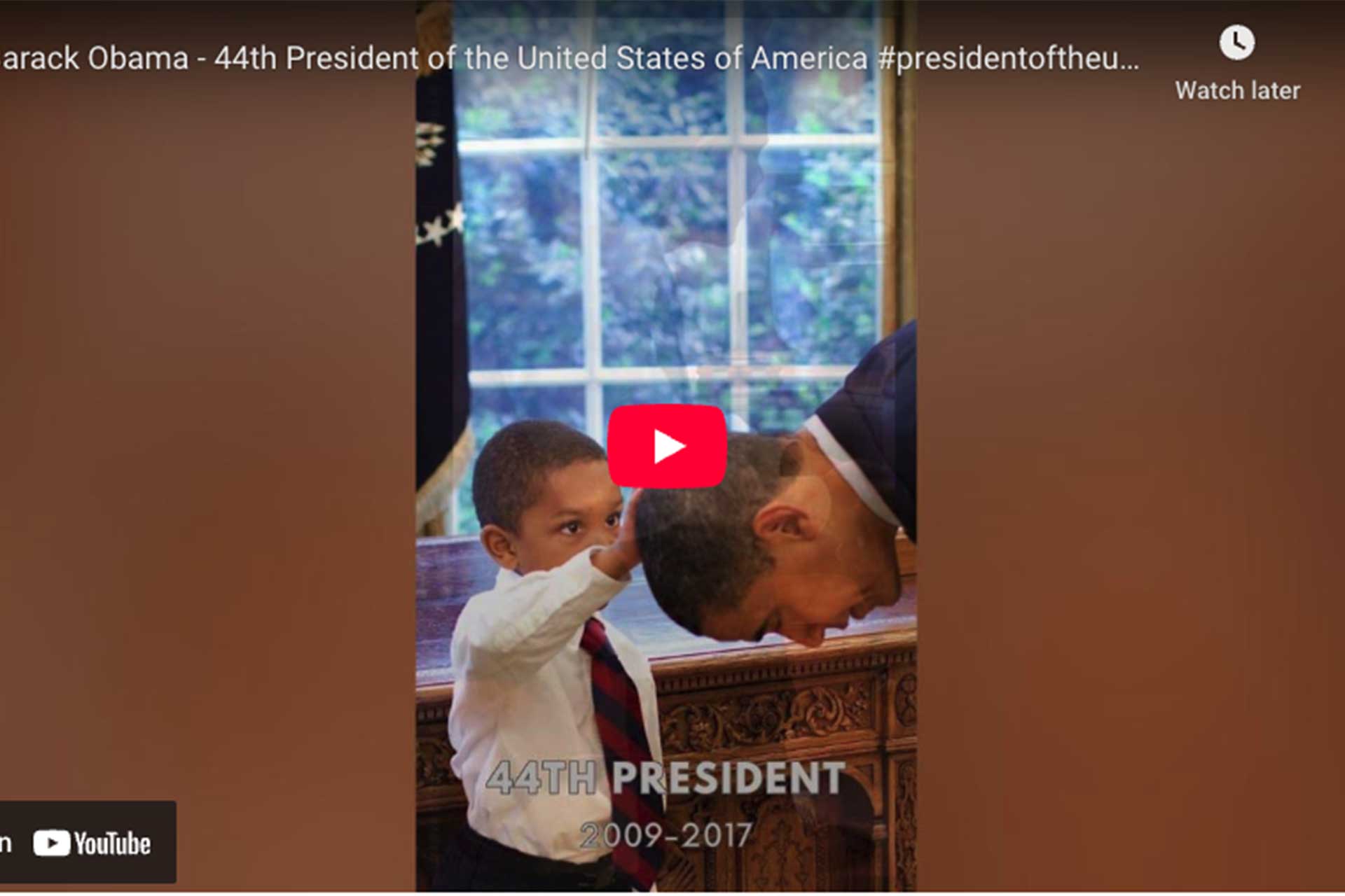 [VIDEO] Barack Obama - 44th President of the United States of America ...