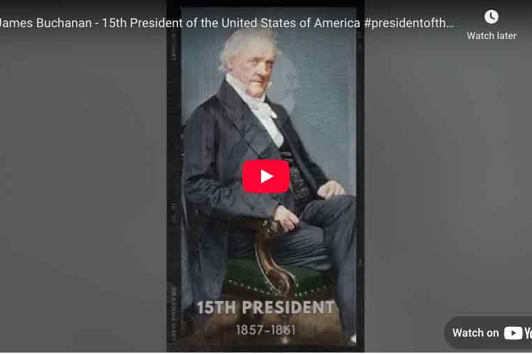 [VIDEO] James Buchanan - 15th President of the United States of America ...