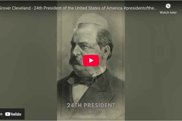 [VIDEO] Grover Cleveland - 24th President of the United States of ...