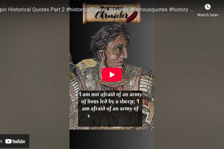 Epic Quotes From Historical Figures - History Chronicler